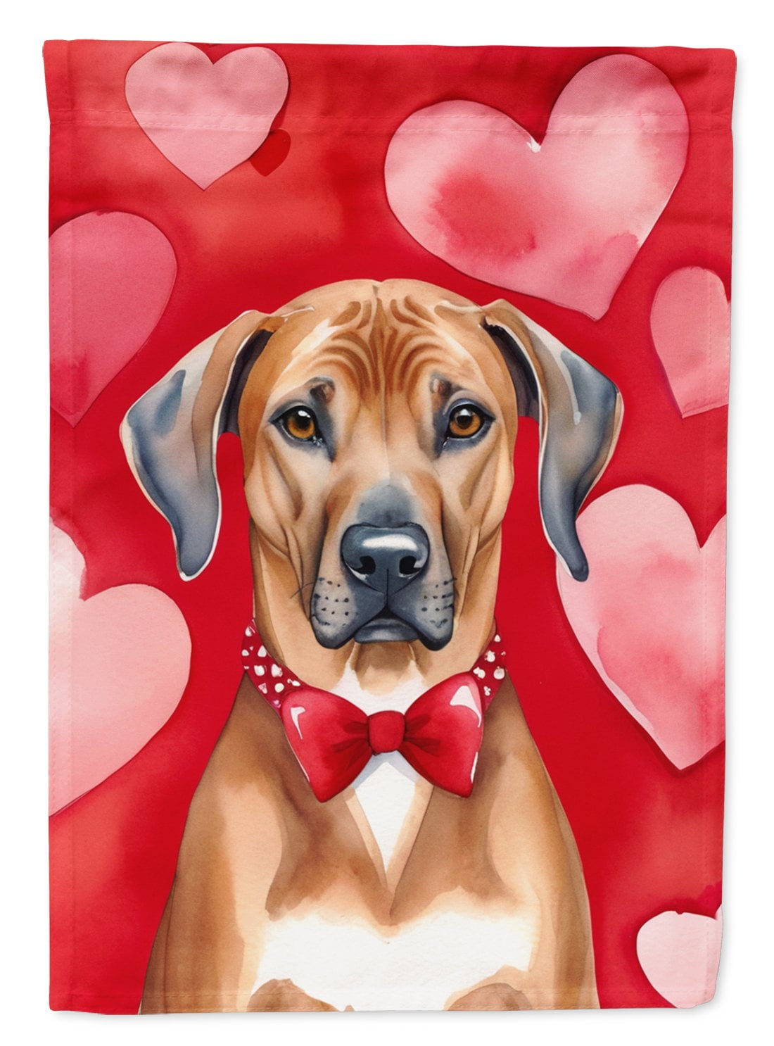 Rhodesian Ridgeback My Valentine House Flag 28 in x 40 in - Walmart ...