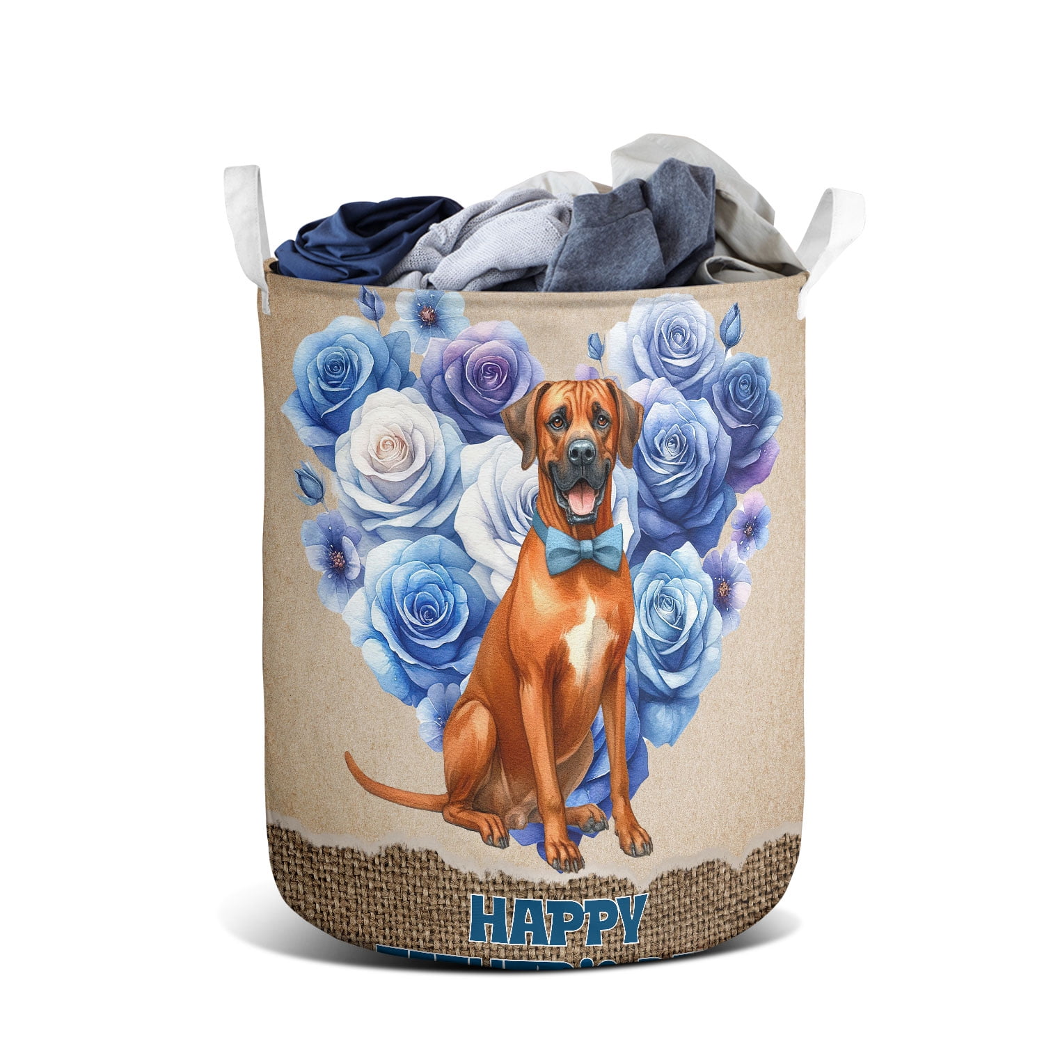 Rhodesian Ridgeback Proud Dad Happy Father's Day Foldable Laundry ...