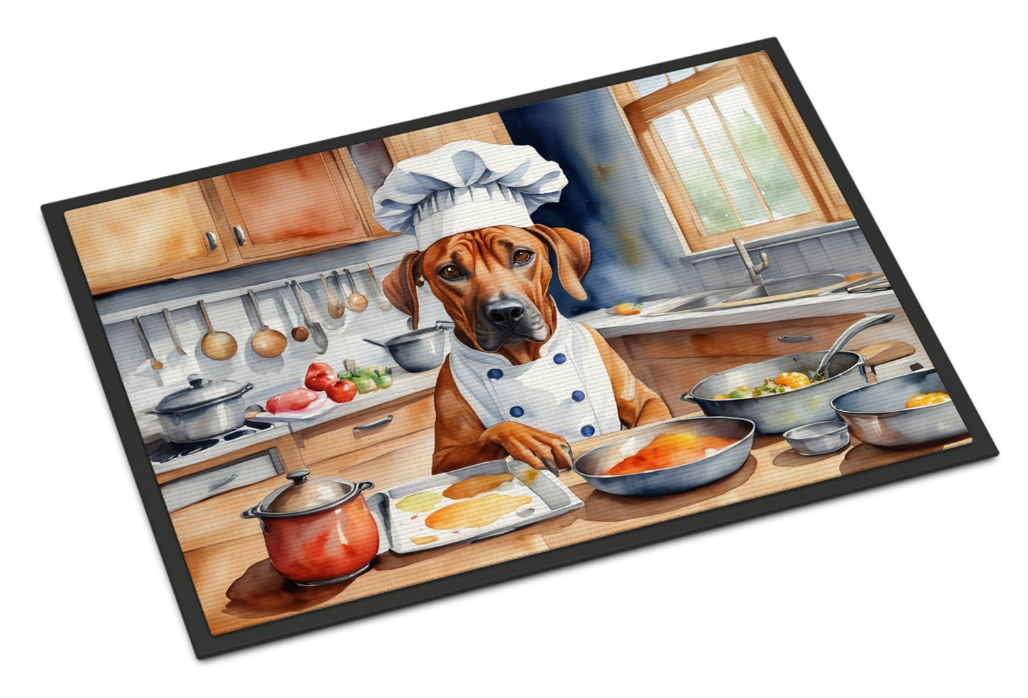 Free Shipping! Caroline's Treasures Rhodesian Ridgeback Chef Doormat ...