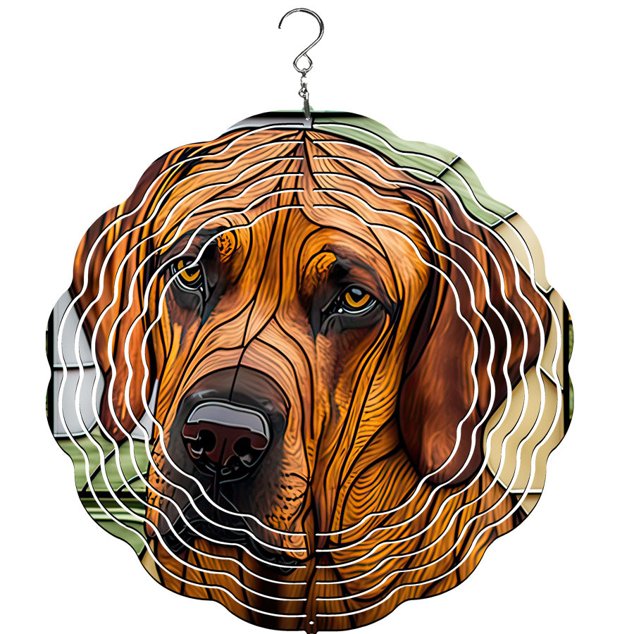 Rhodesian Ridgeback Wind Spinner, Garden Décor, Yard Décor, Porch Decor ...