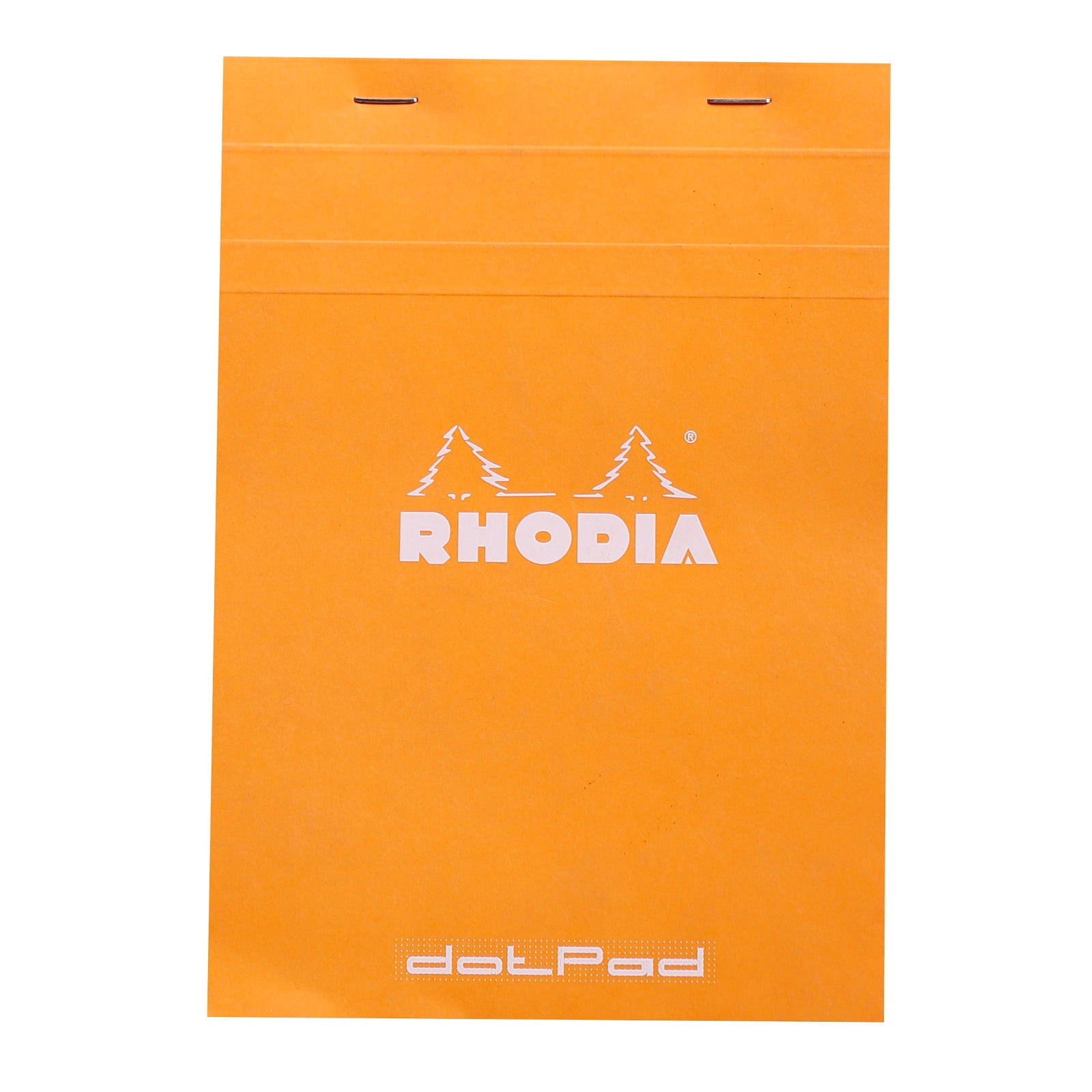 Rhodia Dot Pad Grid Pad, Staple Bound, Orange, 6" x 8.25" - Walmart.com