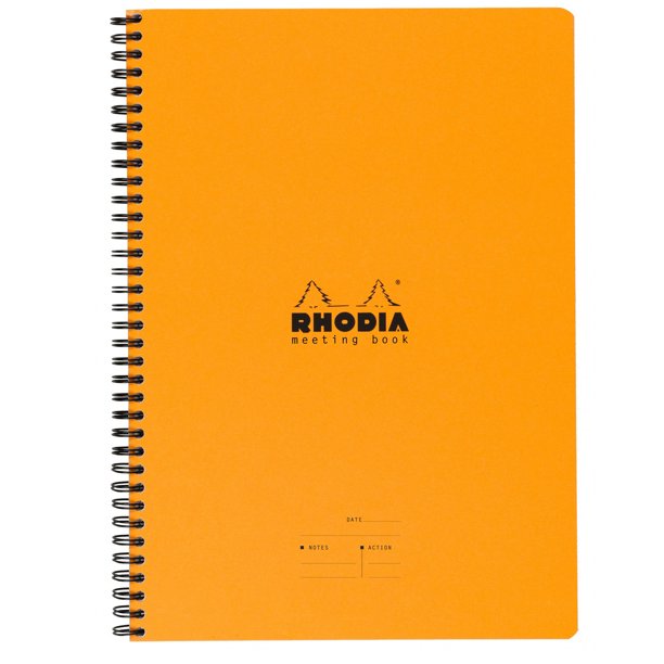 Rhodia Meeting Book, 9" x 11.75", Orange - Walmart.com