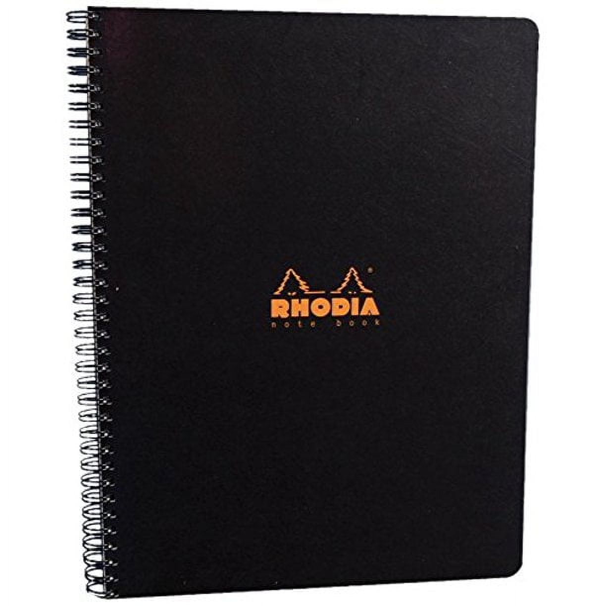Rhodia Wirebound Notebook, A4+, Lined - Black - Walmart.com