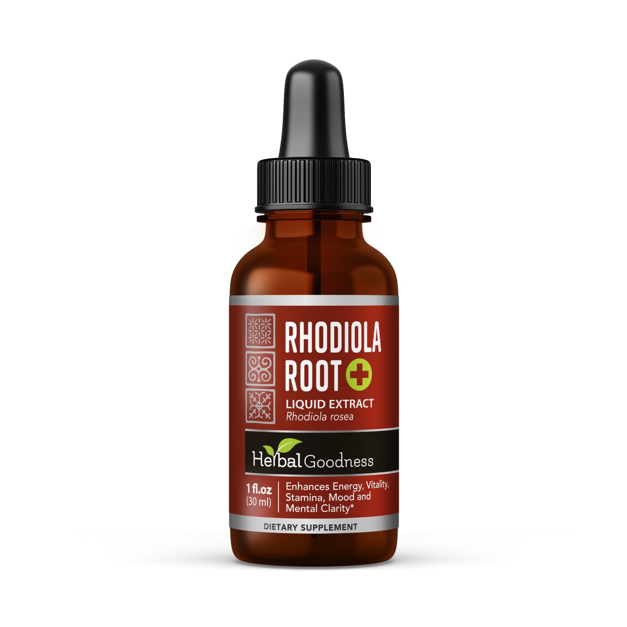 Rhodiola Root Rosea Extract – Adaptogen Supplement, Liquid Drops for ...