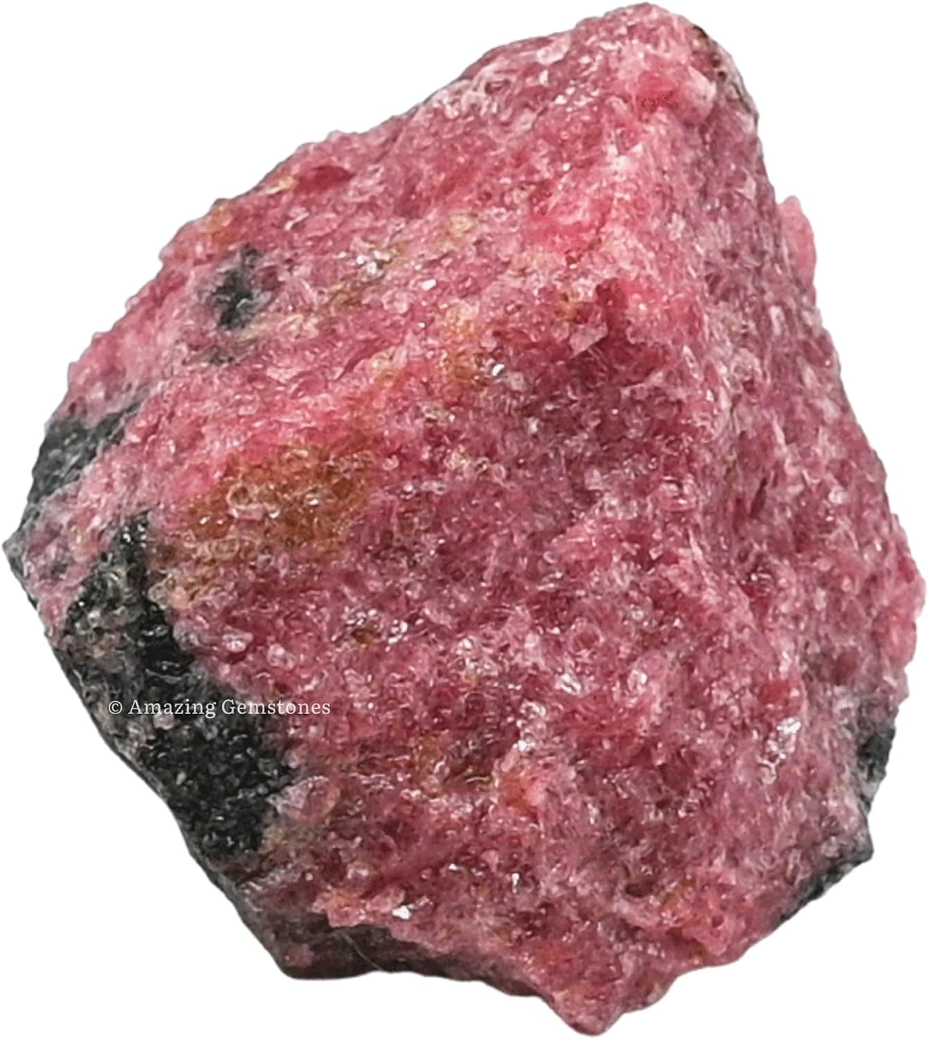 Rhodonite Crystal Raw Stones (2 Pieces) - Walmart.com