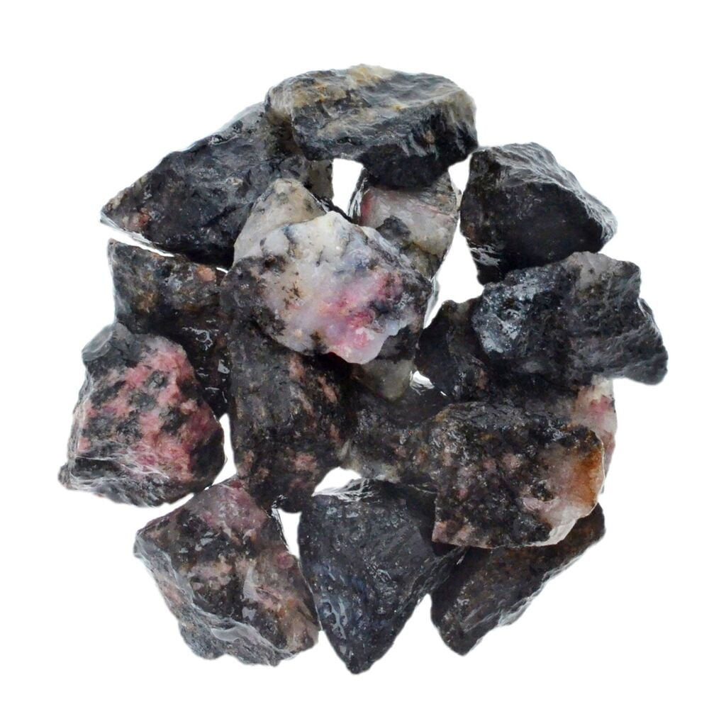 Rhodonite - Rough Rocks for Tumbling - Dispelling Fear and Anxiety ...