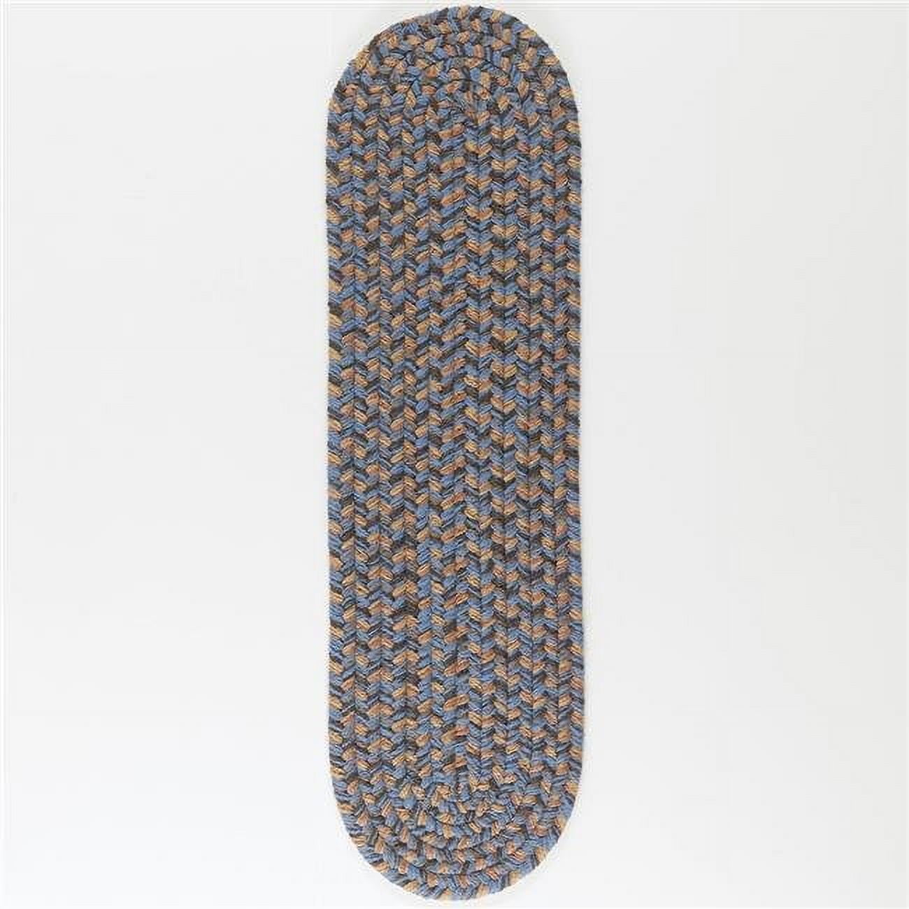 Rhody Rug CD96A008X028-13 Camden Tweed Stair Treads, Denim Blue - Set ...