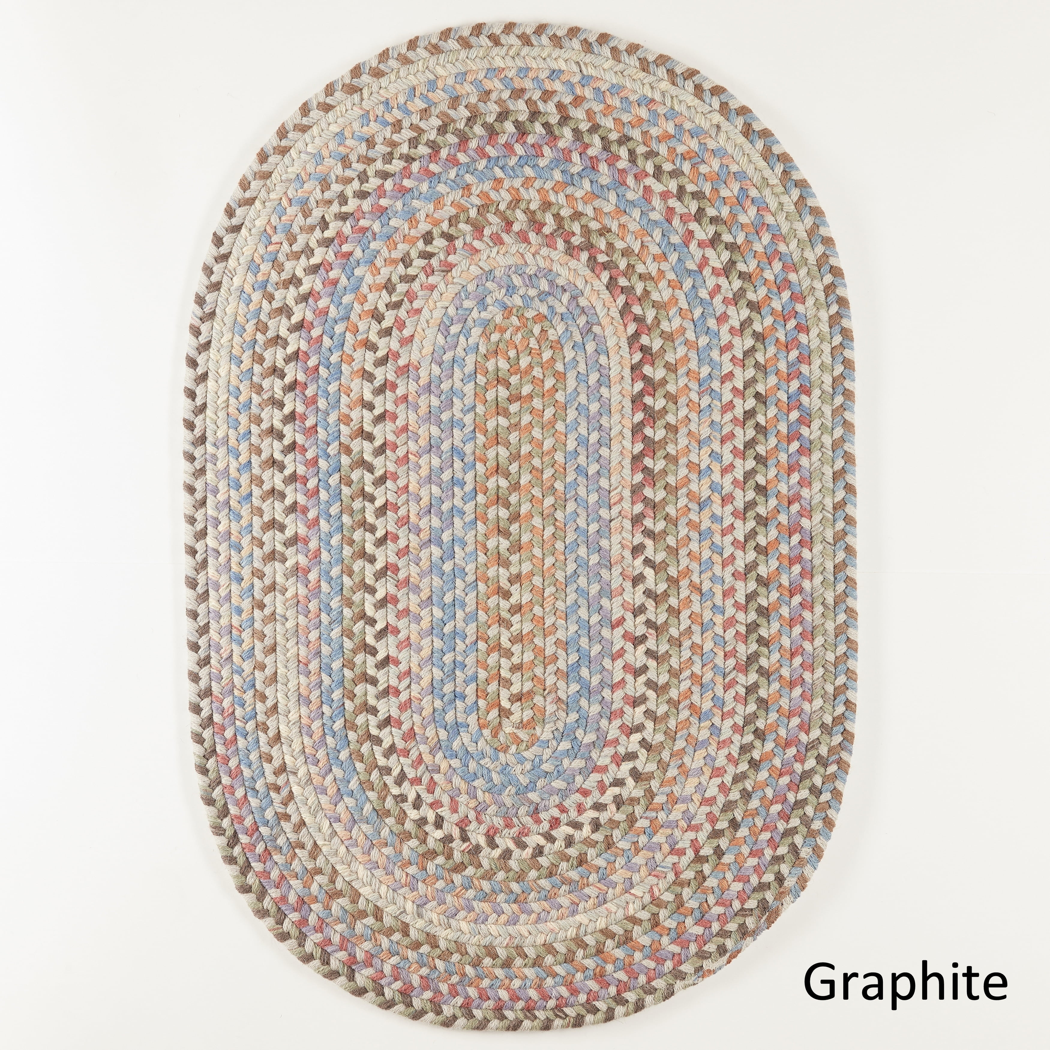 Braided Wool Area Rug