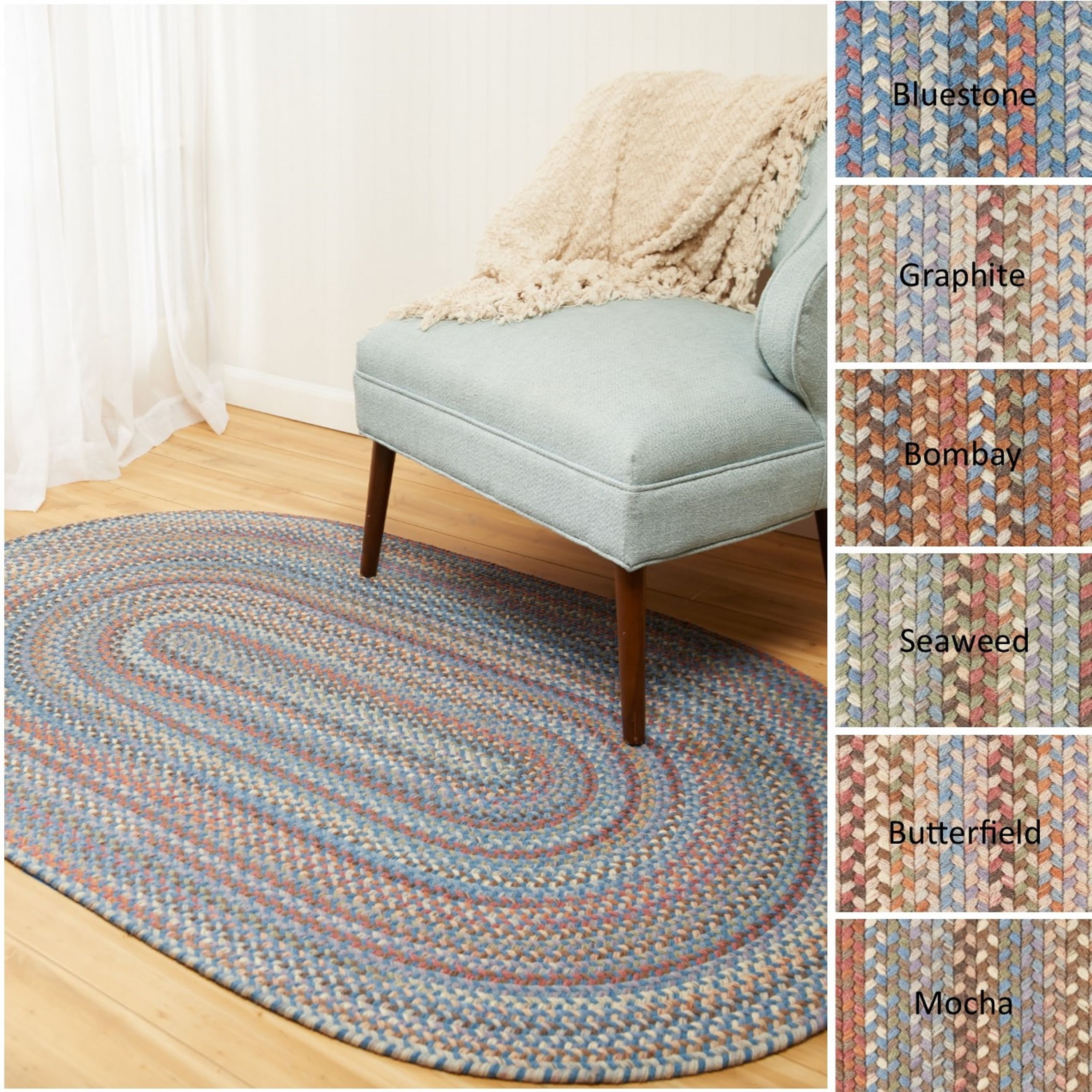 Braided Wool Area Rug