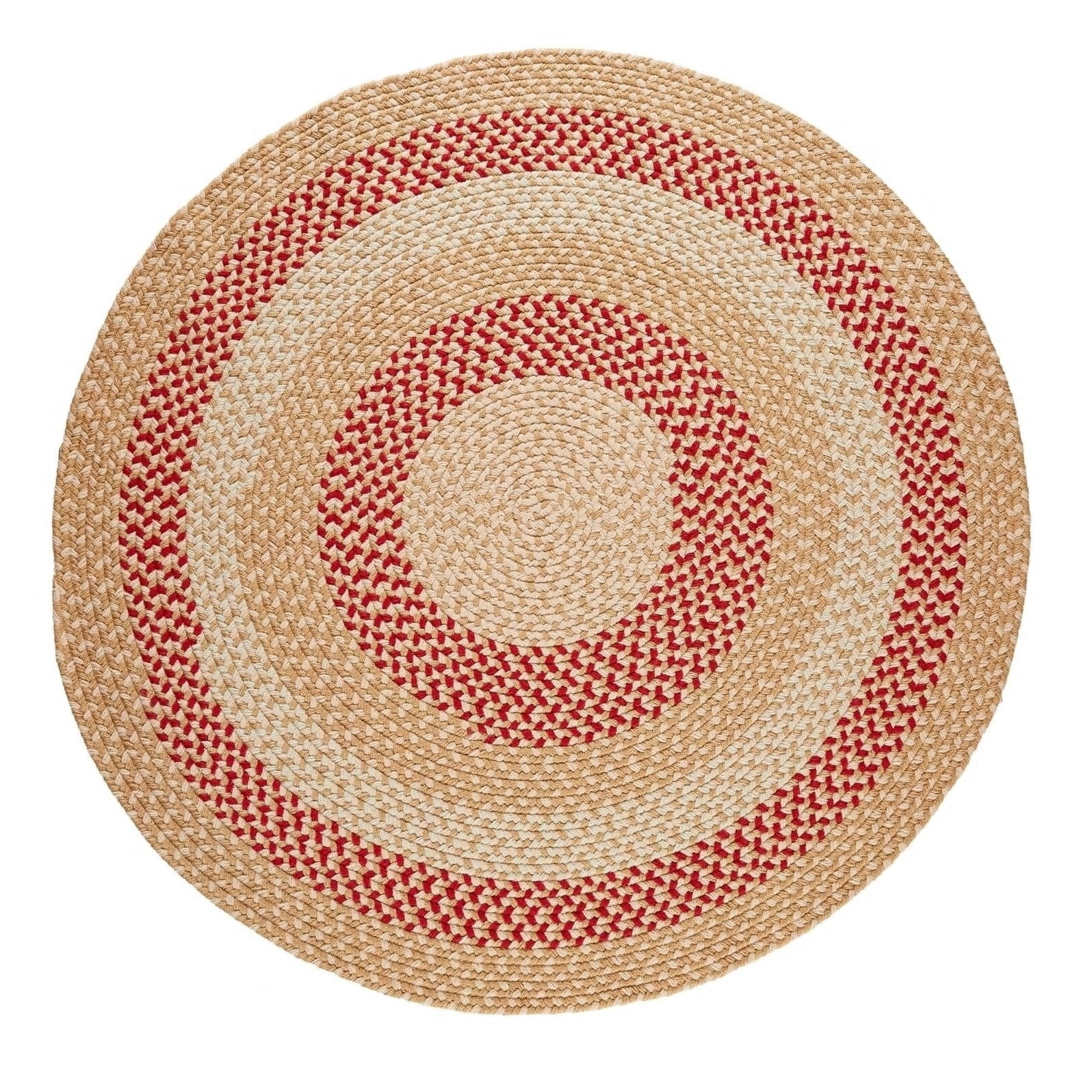Rhody Rug Mission Hill Indoor/Outdoor Braided Area Rug High Traffic ...
