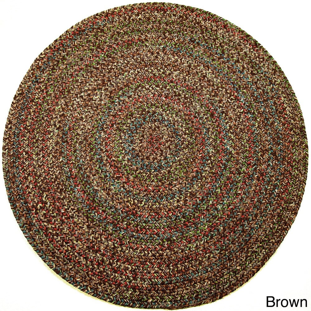 Rhody Rug SO35R048X048 Sophia 4 ft. Multicolor Indoor-Outdoor Round ...
