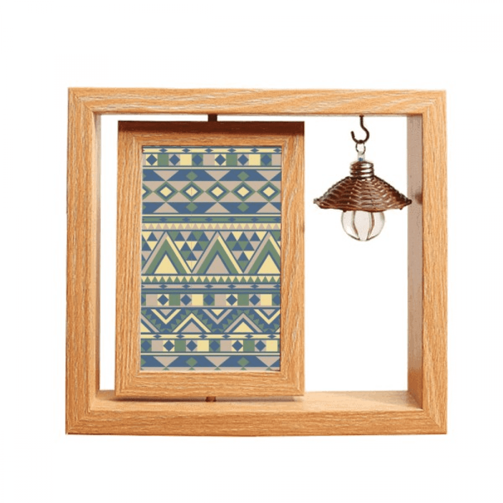 Rhombus Triangle Irregular Nordic Wooden Rotating Picture Photo Frame ...