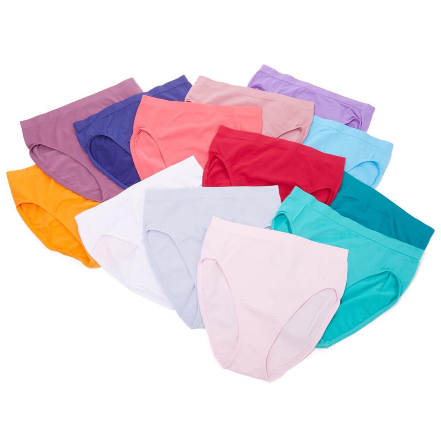 Rhonda Shear "Ahh" Seamless Brief Panty Mystery 5 Pack - Walmart.com