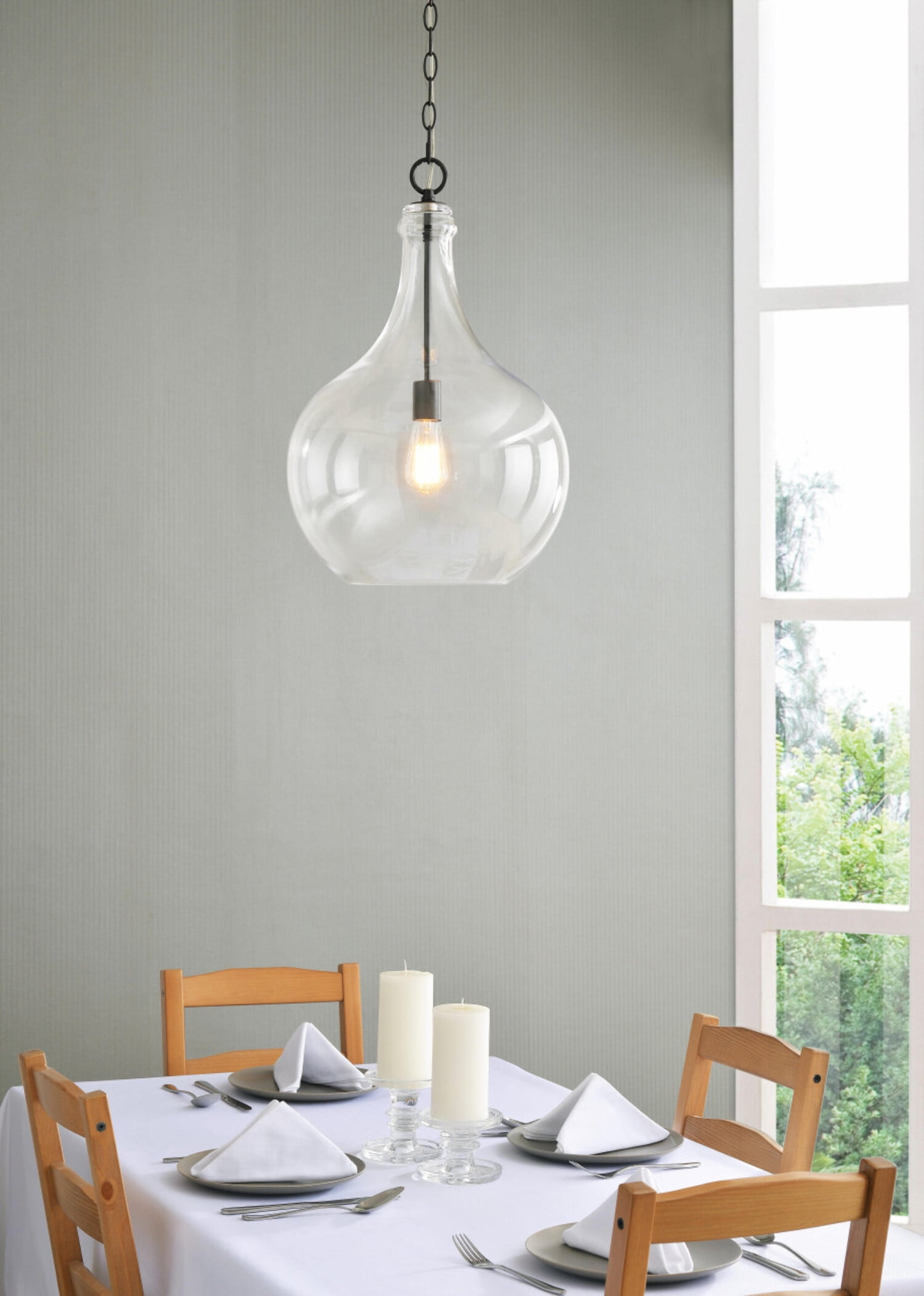 Rhone 1 Light Pendant with Bronze Finish - Walmart.com