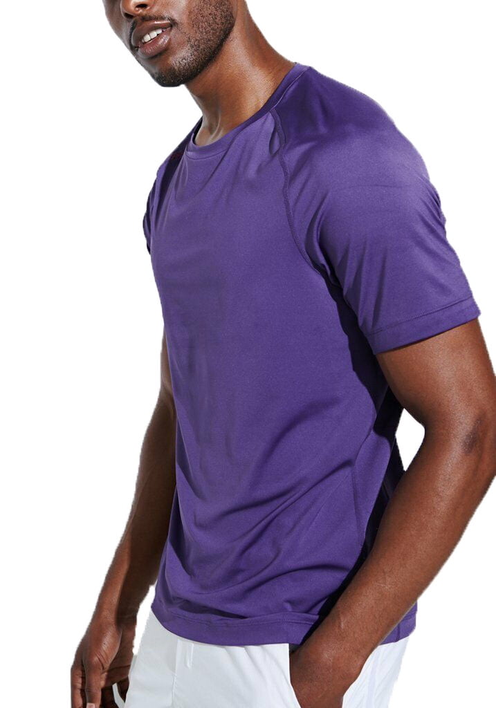 Rhone Men's Fuse Tech Short Sleeve Tee, Purple, Small - Walmart.com