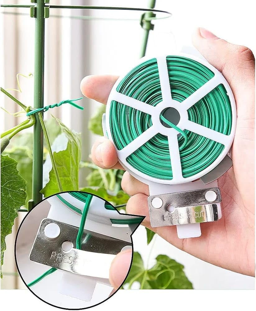 Rhonnium Twist Tie Wire Spool with Cutter - Walmart.com