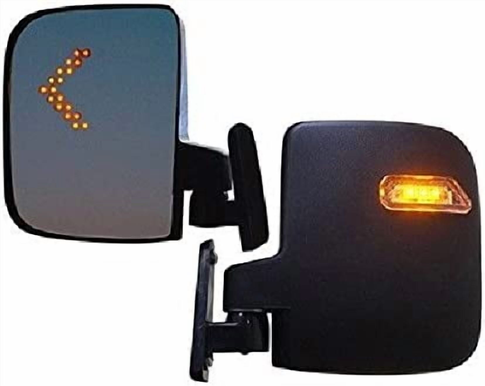 Rhox Golf Cart LED Side Mirror Set - Walmart.com