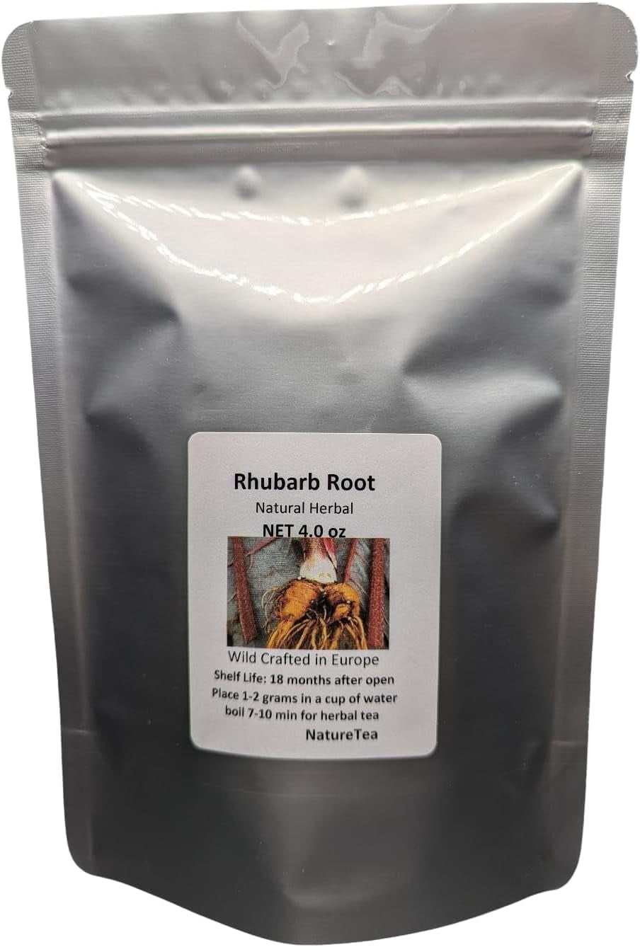 Rhubarb Root - Dried Rheum officinalis Granule from 100% Nature (8 oz ...