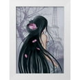 Rhumeur, Aurelie 24x32 White Modern Wood Framed Museum Art Print Titled - Melo Lilou in Paris I ...