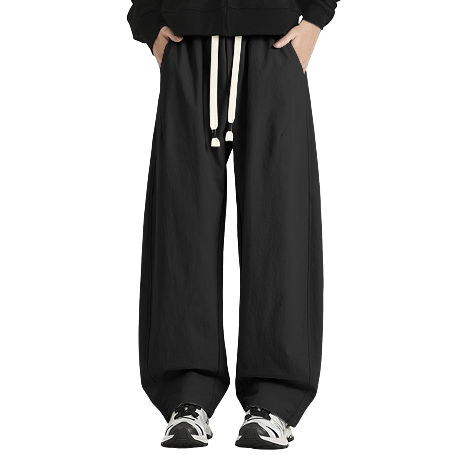 Rhuody Men Pants Straight Leg With Hem Modern Tapered Fit Stretch ...