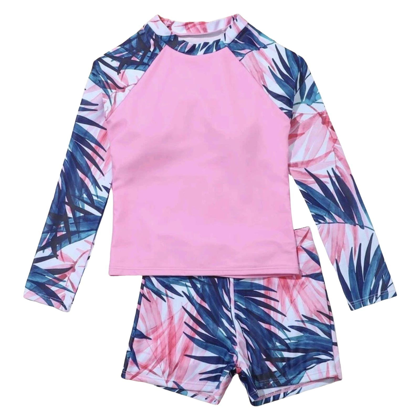 Rhuody Teen Girl Swimsuit 9-10 Years Casual Printed Bikini Children'S ...