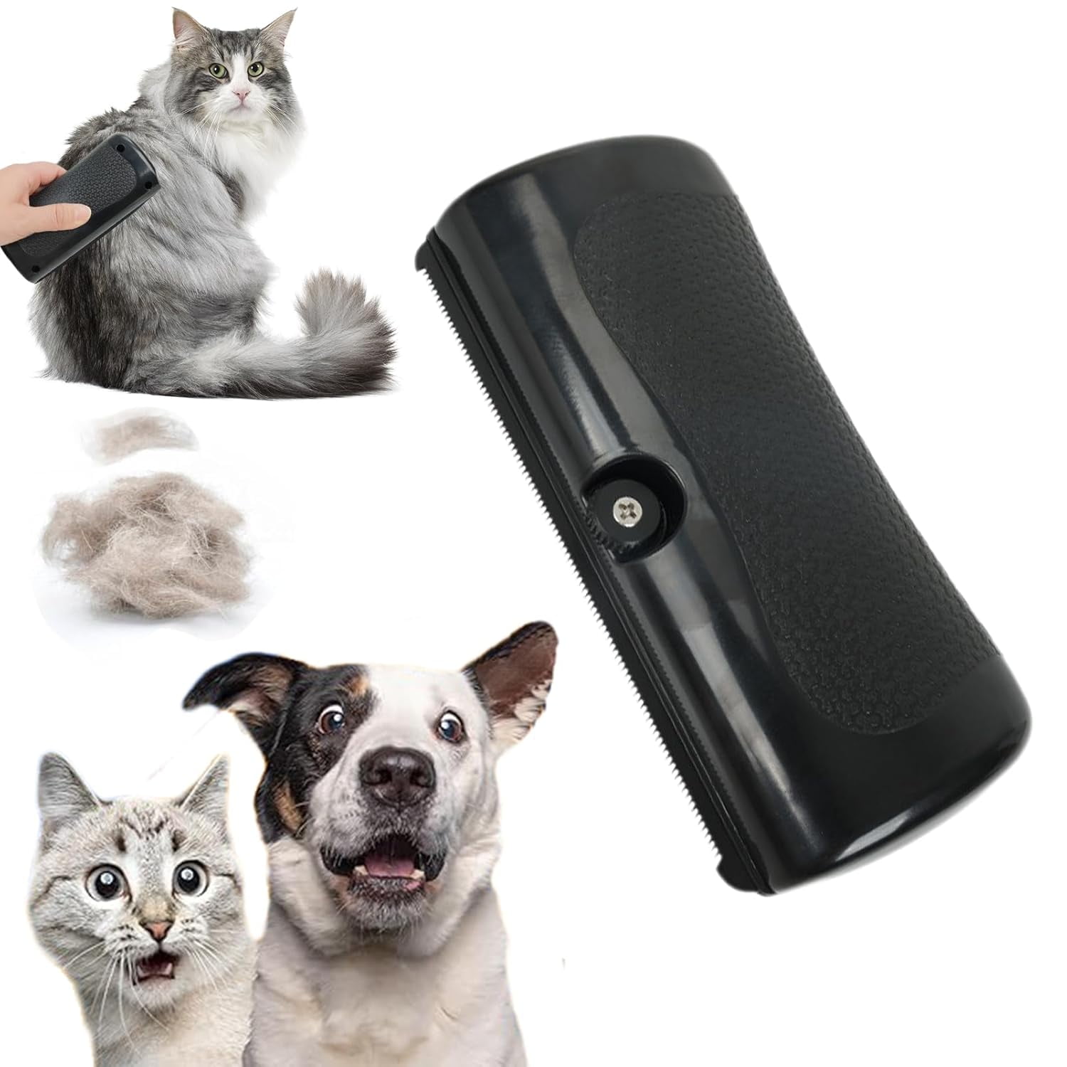 Rhykin Groompro Brush for Pets – Deshedding & Grooming Tool for Dogs & Cats, Reduces Shedding ...