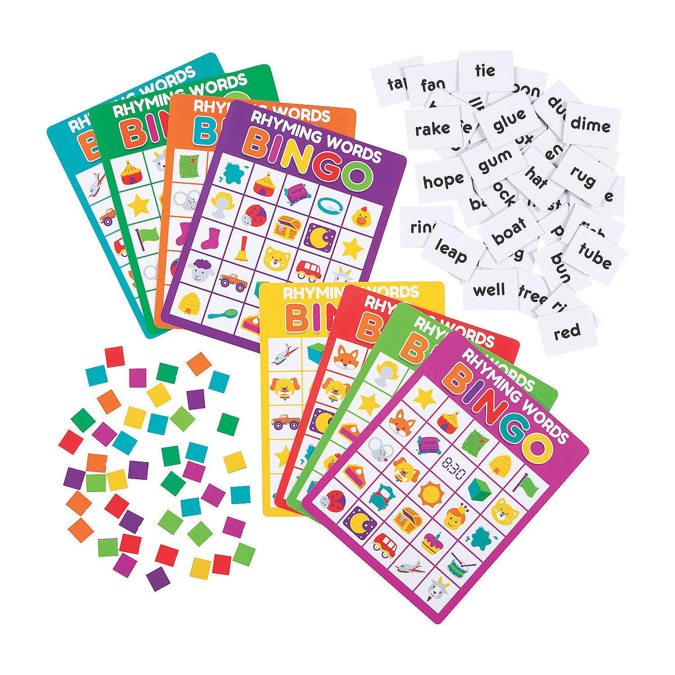 Rhyming Fun Bingo Set 659 Pieces - Engaging Educational Game for Kids ...