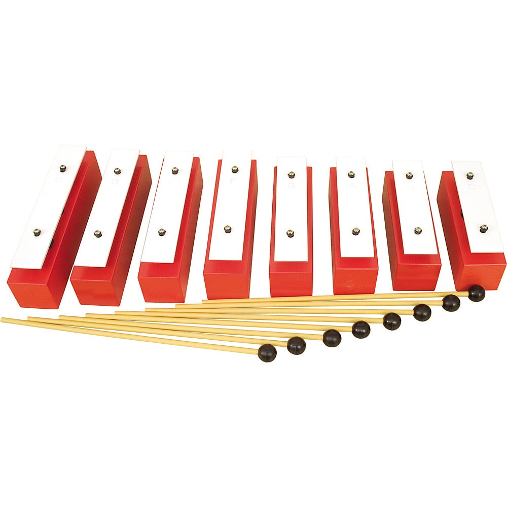 Rhythm Band 8 Note Diatonic Wooden Resonator Bell Set - Walmart.com