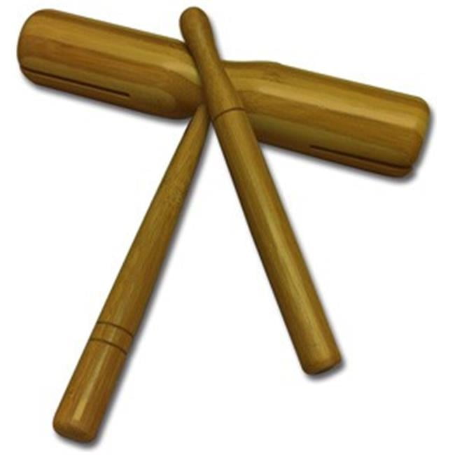 Rhythm Band Instruments Bamboo Round Tick Tock Block with Striker - Walmart.com