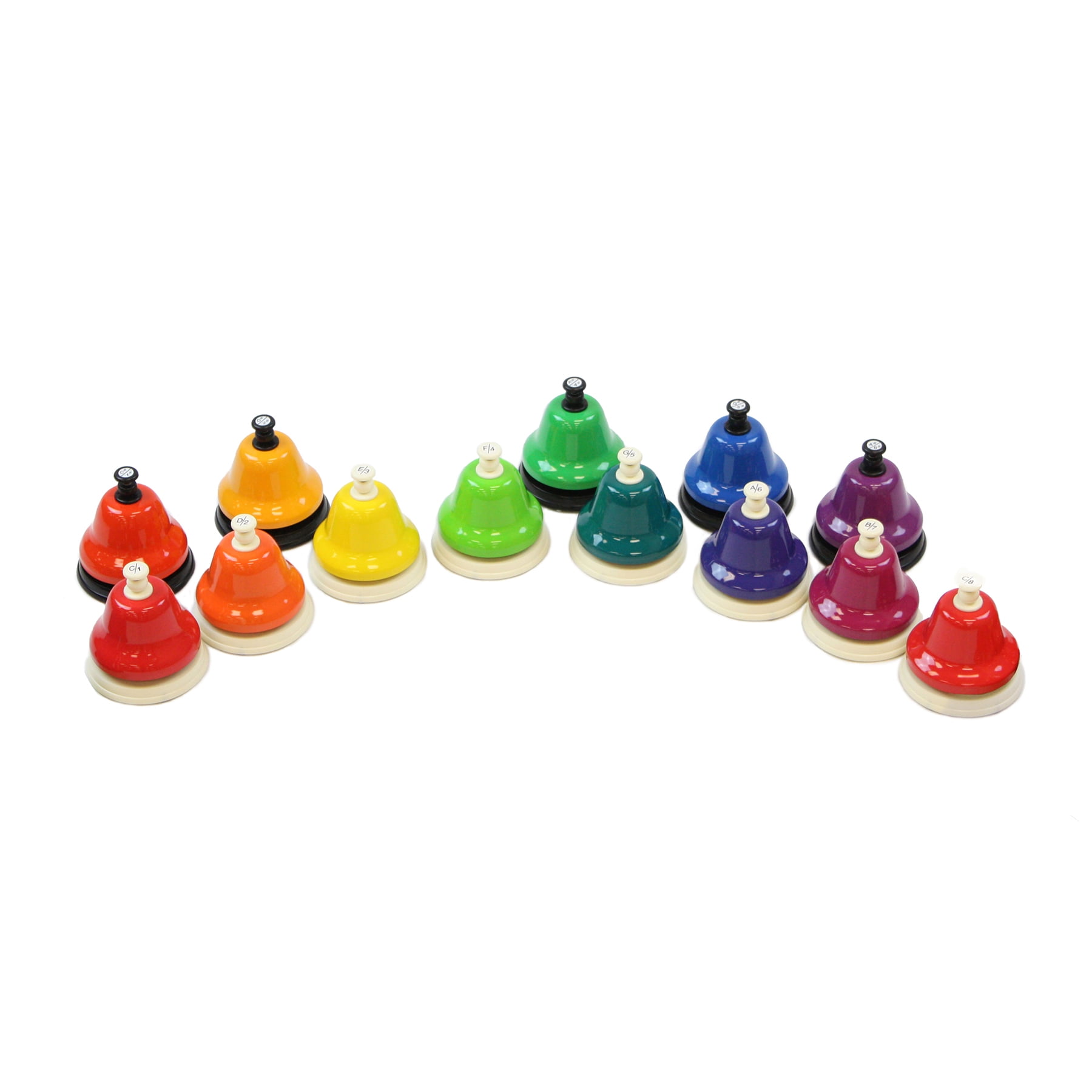 Rhythm Band Instruments Chroma-Notes 13-Note Desk Bell Set - Walmart.com
