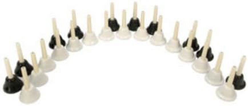 Rhythm Band Instruments RB Note Black and White Handbell Set - Walmart.com