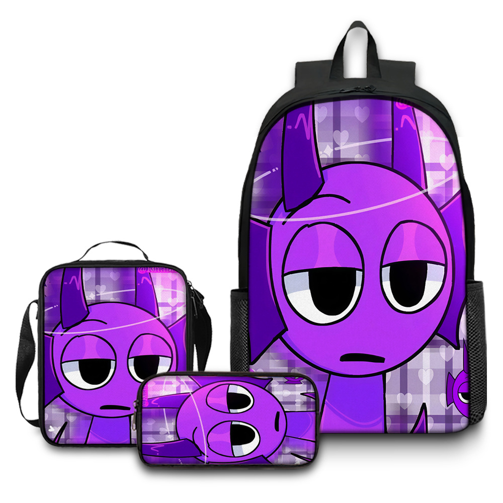 Rhythm Box Game School Bag Sprunki Lightening Cartoon Backpack ...