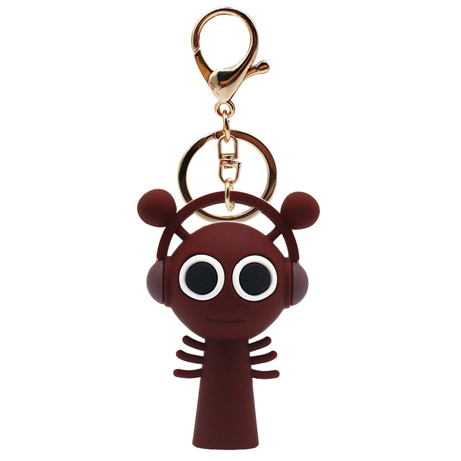 Rhythm Box Keychain Pendant Brown Cute Sprunki Mini Figures Keychains ...