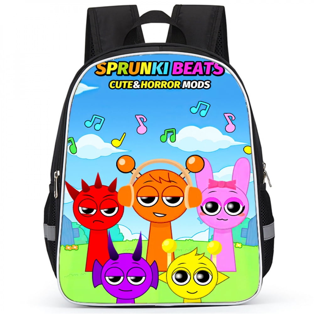 Rhythm Box Spronki Game Anime Backpack Student Backpack Computer Bag ...