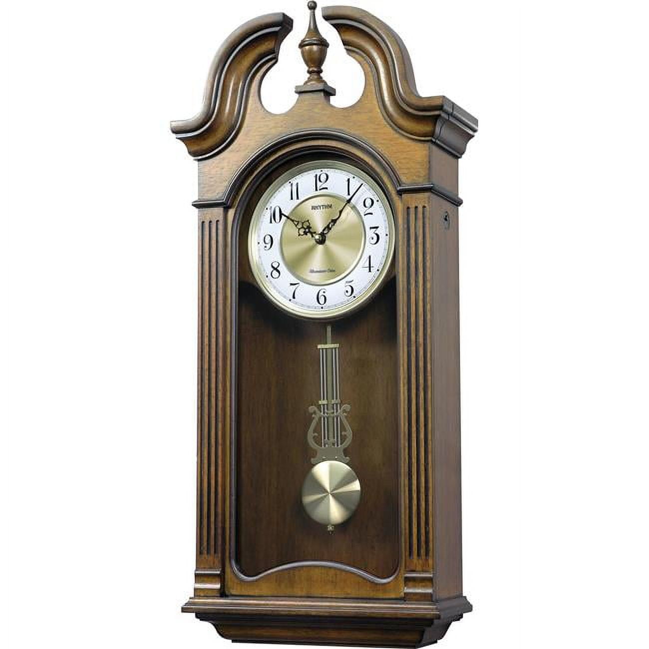 Rhythm CMJ539UR06 Wsm Tiara ll Westminster Wooden Musical Clock ...