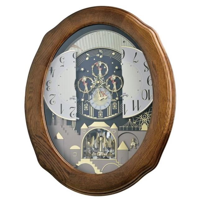 Rhythm Clock 4MH419WU06 20.7 x 16.7 in. Joyful Timecracker Oak Magic ...