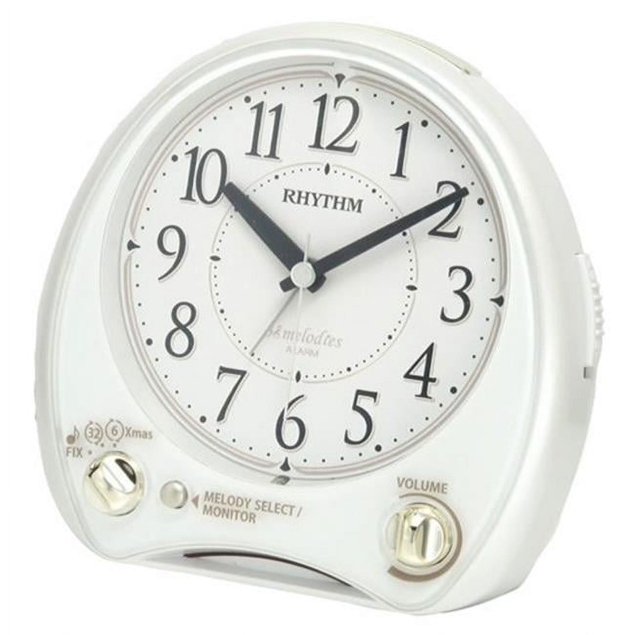 Rhythm Clock 4RM763WR03 Morning Melody Alarm Clock - Walmart.com