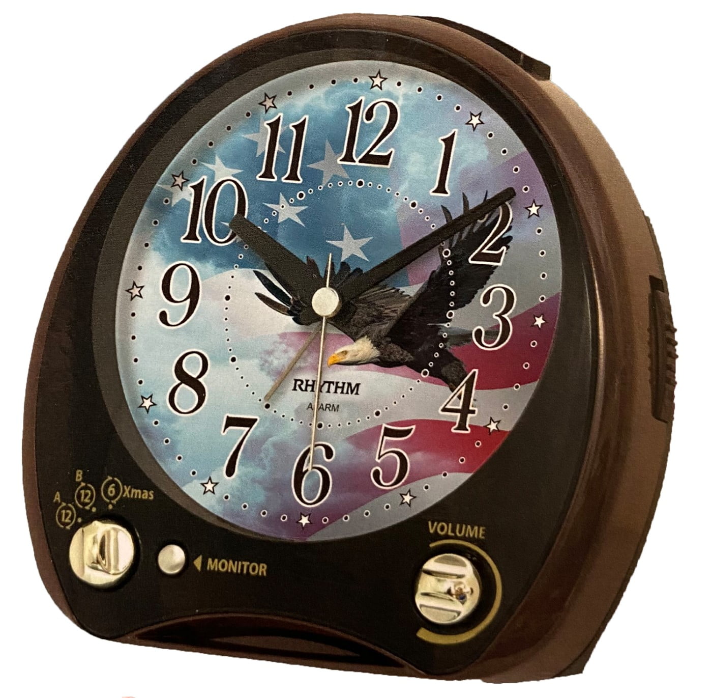 Rhythm Clock Patriotic Morning Melody Alarm Clock - Walmart.com