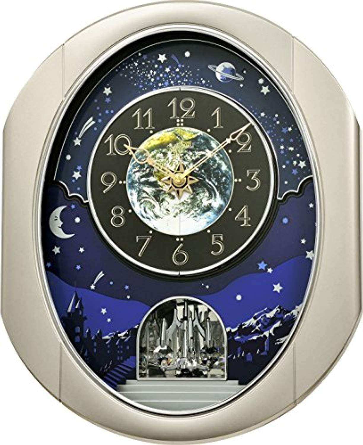 Rhythm Clocks "Peaceful Cosmos II" Magic Motion Clock - Walmart.com