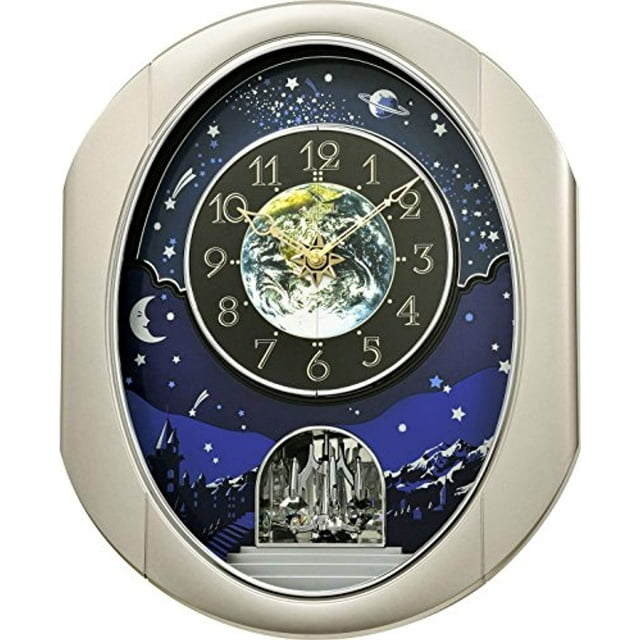 Rhythm Clocks "Peaceful Cosmos II" Magic Motion Clock - Walmart.com