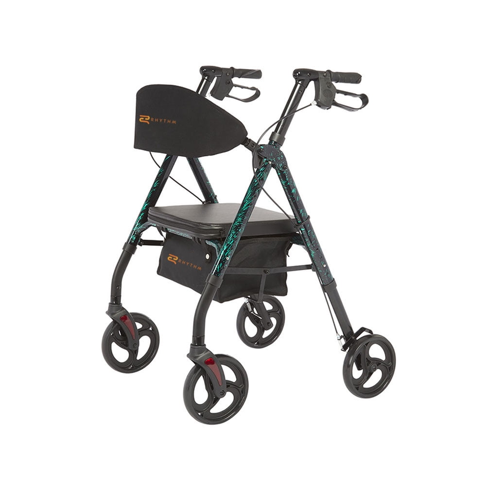 Rhythm Healthcare Mobility Aids Royal Deluxe Universal Aluminum 4 Wheel ...