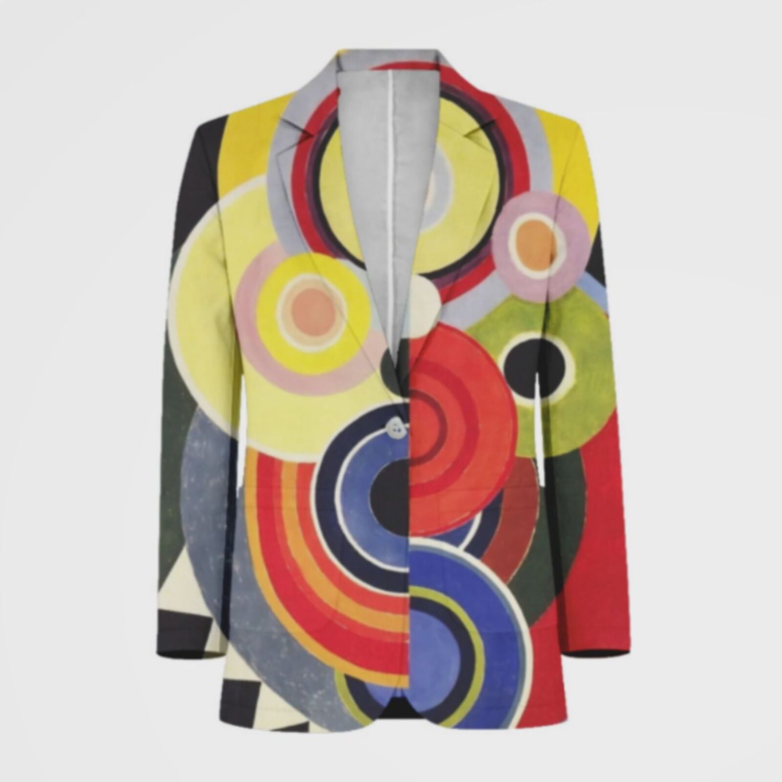 Rhythm Sonia Delaunay Ruffle-01 Men Blazers Slim Clothing Summer Jacket Man Oversize Daily Suits ...