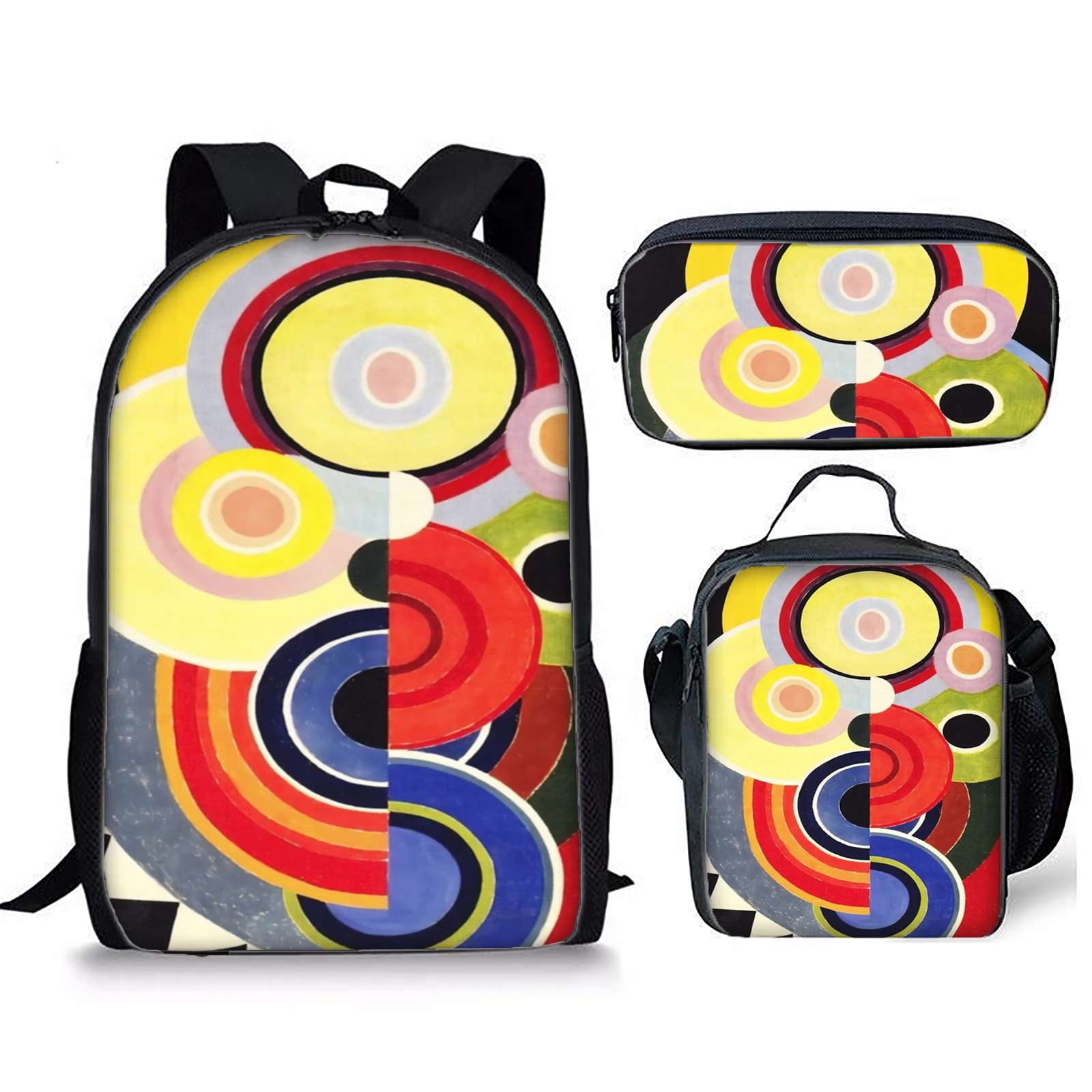Rhythm Sonia Delaunay Ruffle Backpacks Bookbag Bags Rucksack Lunch Bag ...