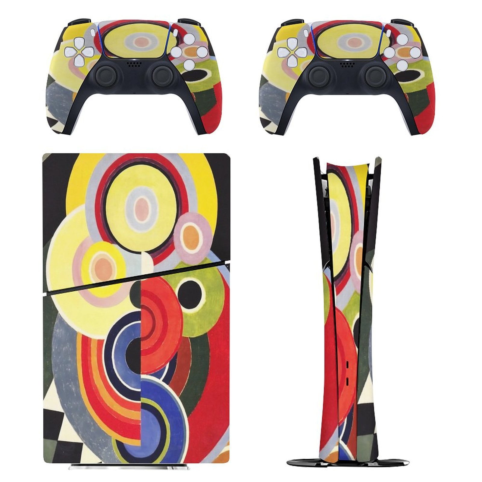 Rhythm Sonia Delaunay Ruffle PS5/PS5 Pro/PS5 Slim Digital Disc Skin ...