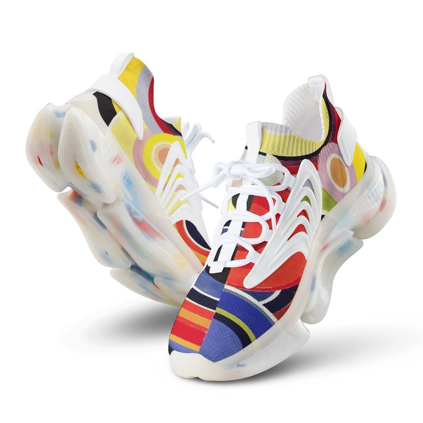 Rhythm Sonia Delaunay Ruffle Walking Shoes for Men Woman Lightweight ...