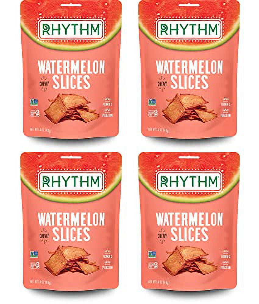 Rhythm Superfoods Chewy Watermelon Slices, Non-GMO, 1.4 Oz (Pack of 4 ...