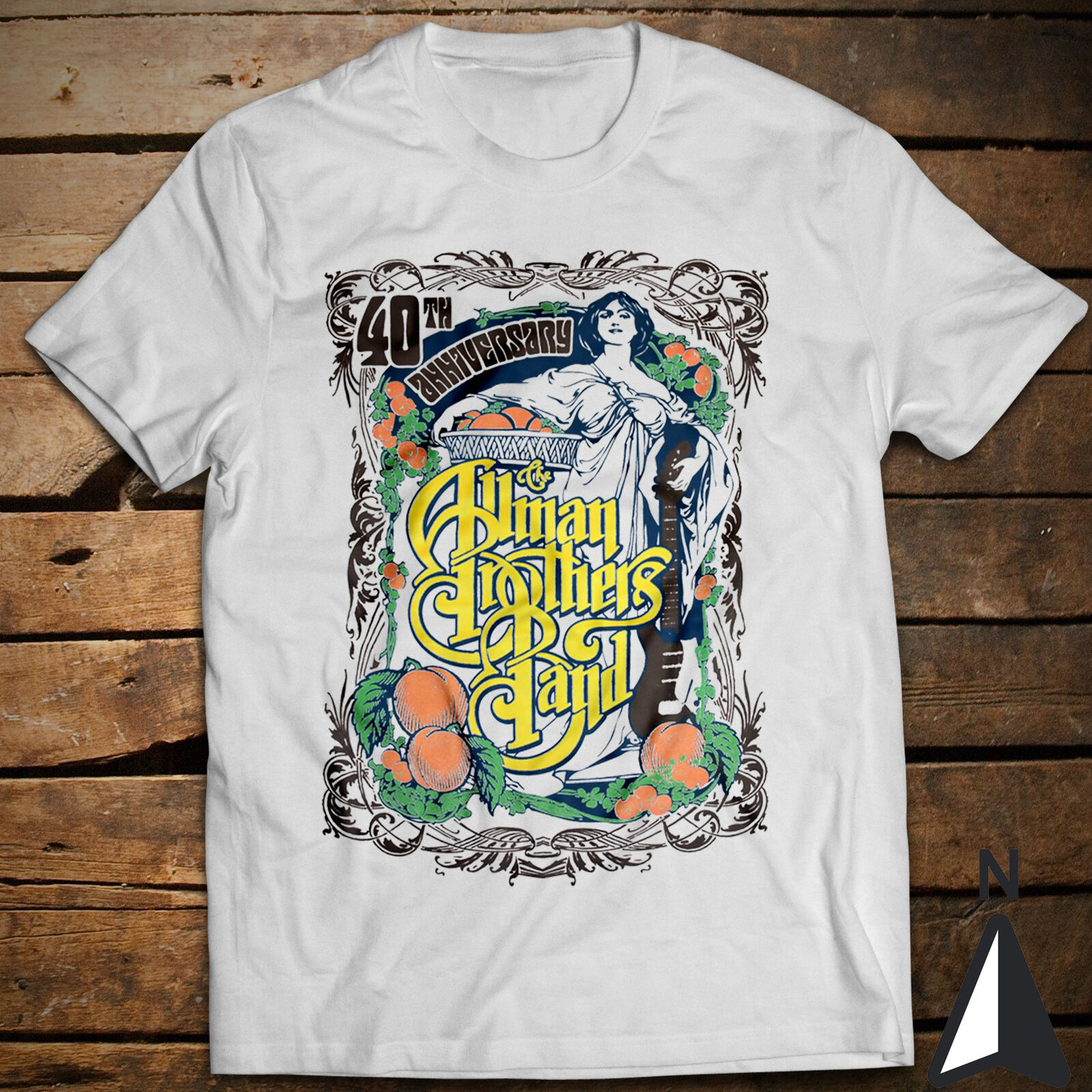 Rhythm Tune Rock T-Shirt The Allman Brothers Band 40th Anniversary ...