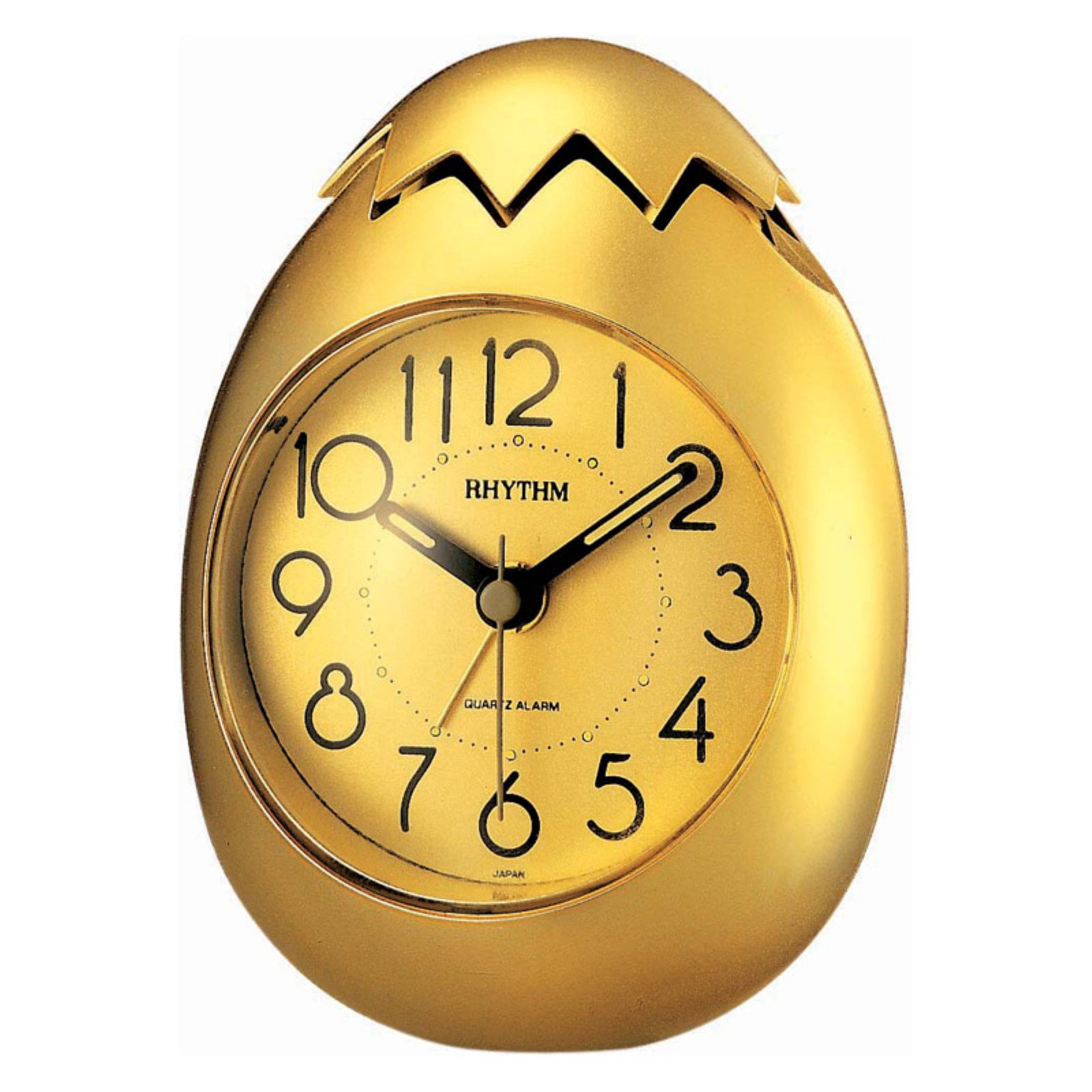 Rhythm USA Golden Egg Alarm Clock - Walmart.com
