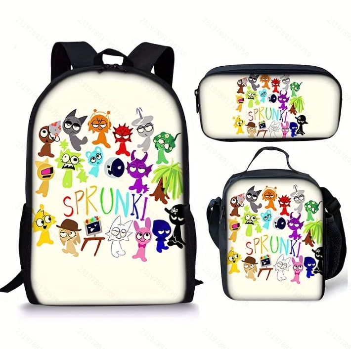 Rhythm box sprunki peripheral backpack cartoon large capacity starry ...