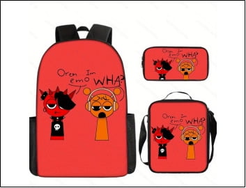 Rhythm box sprunki peripheral backpack cartoon large capacity starry ...